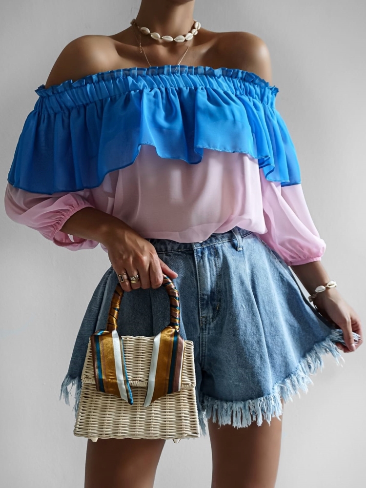 Bluzka Lisha Turkusowa